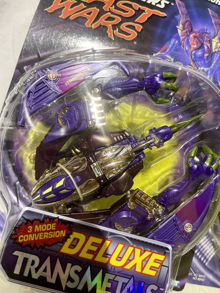 Transformers Beast Wars TERRORSAUR,RATTRAP 1997 DELUXE TRANSMETALS NEW ...