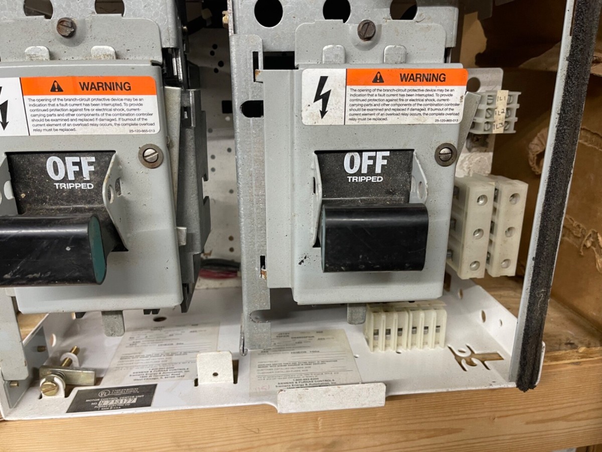 Siemens Model 95 Mcc Parts