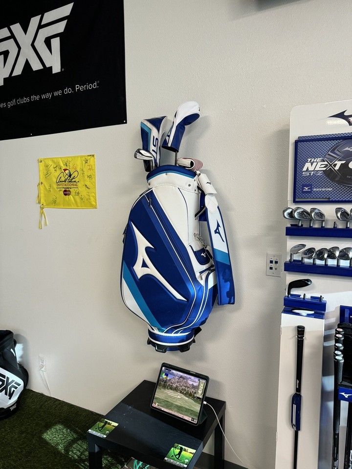 Golf Bag Hanger/Holder Wall Mount Rack. Sturdy Steel Hand Made In the ...