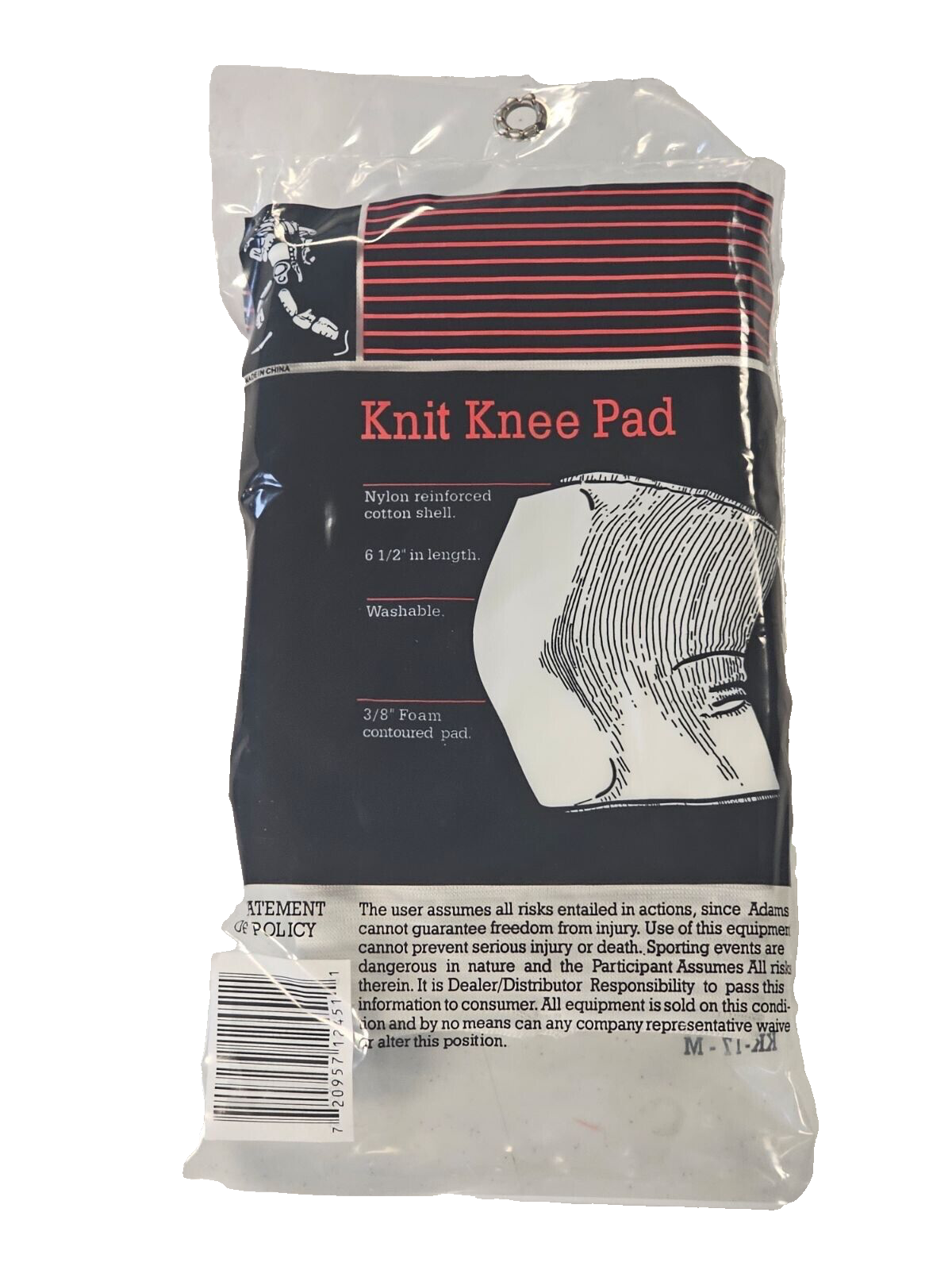 2pk White MEDIUM Adams USA Trace Volleyball Basketball Pair Knee Foam ...