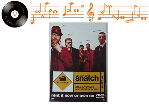 Snatch Promo DVD / Video Shop Original Movie Poster | eBay UK