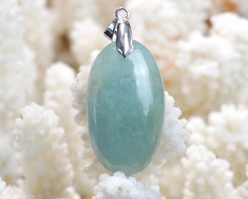 Aguamarina 46 Quilates - Colgante Cabujón Piedra Natural - Namibia ...