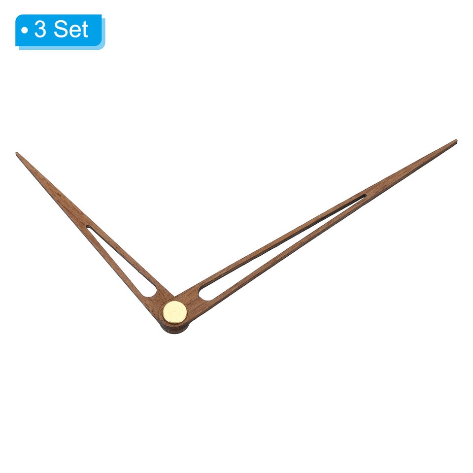 Clock Hands Kit, 3 Set Wooden Mechanism Clock Hand Parts for 10 Inch ...
