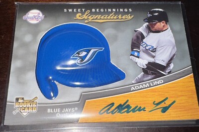 Upper Deck Sweet Spot Adam Lind Auto RC On Card Blue Jays Brewers | eBay