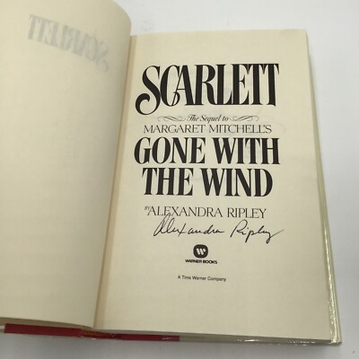 Scarlett *FIRST 1991 SIGNED EDITION* by Alexandra Ripley, News Clip ...