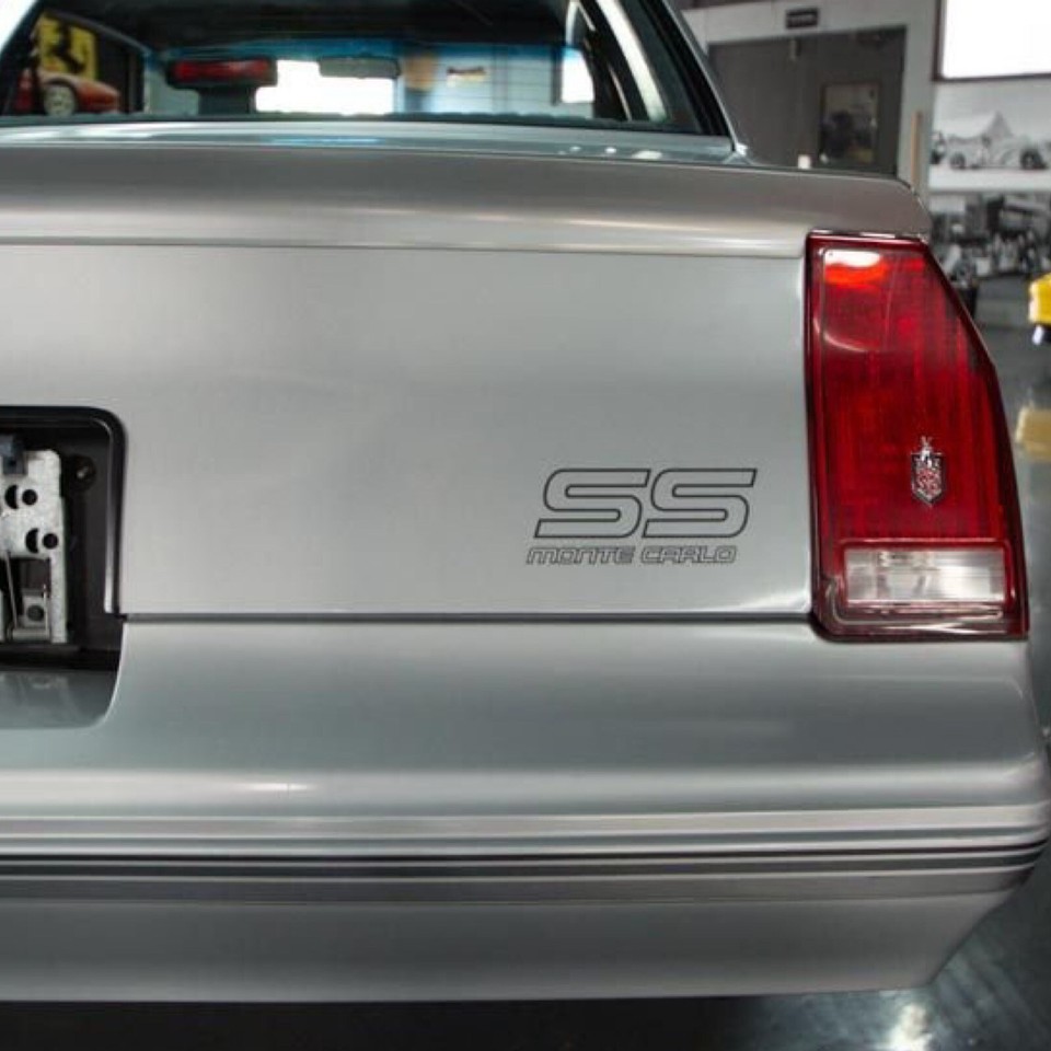 OEM Chevy Monte Carlo SS Vinyl Doors Trunk Bumper Decals Kit 4PC Set