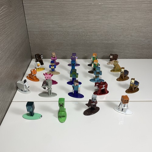 Minecraft Jada Nano Metalfigs Die Cast 24 Piece Metal Figures LOT ...