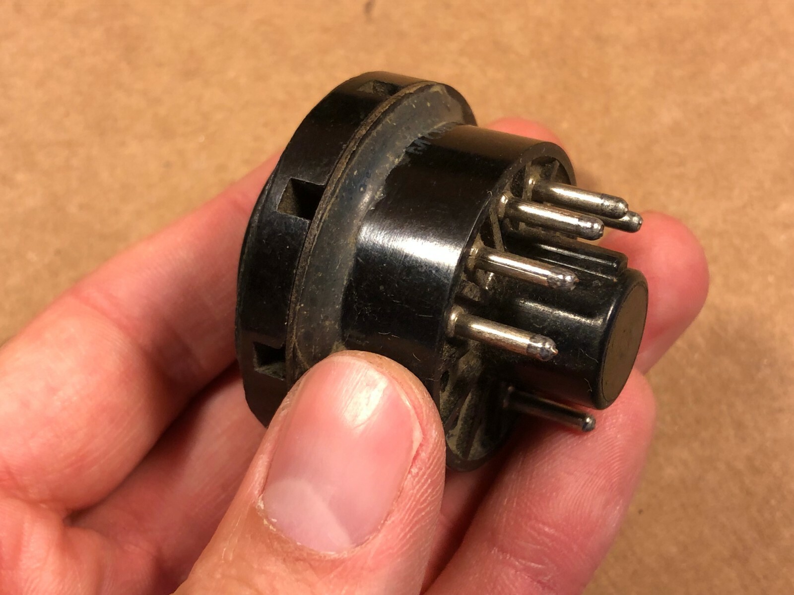 Vintage 110 CRT Tube Socket Adapter 7-pin CRT to 6-pin CRT | eBay