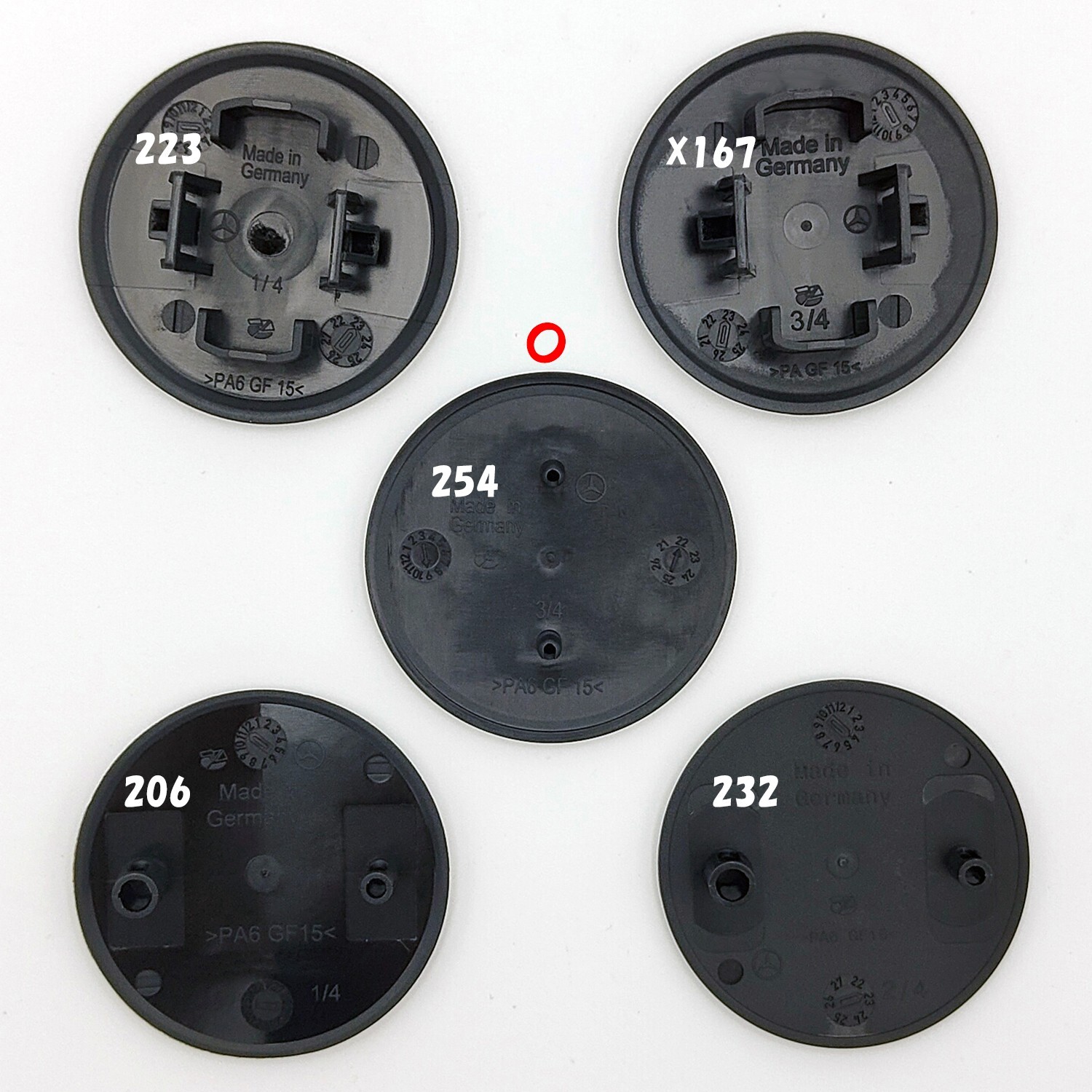 Genuine Mercedes-AMG Affalterbach 254 Engine Hood Emblem / Badge ...