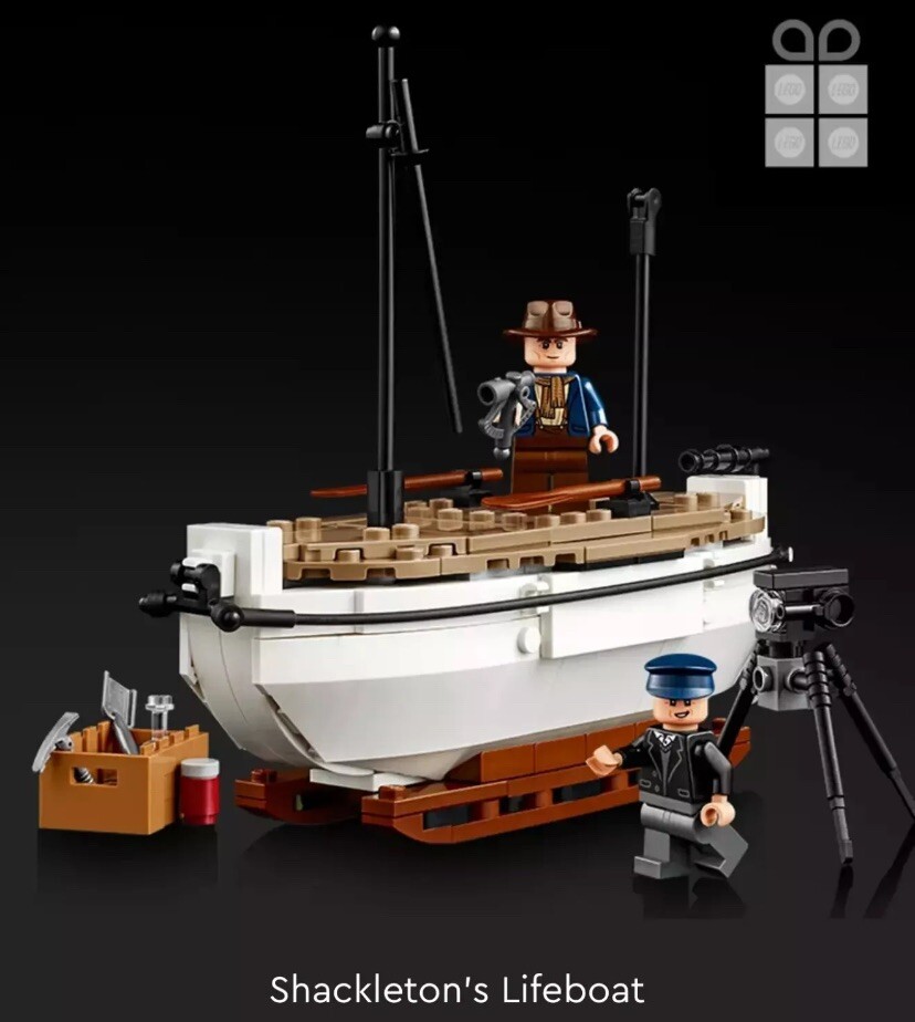 LEGO Icons 40729 Shackleton's Lifeboat BRAND NEW SEALED BOX In Hand GWP ...