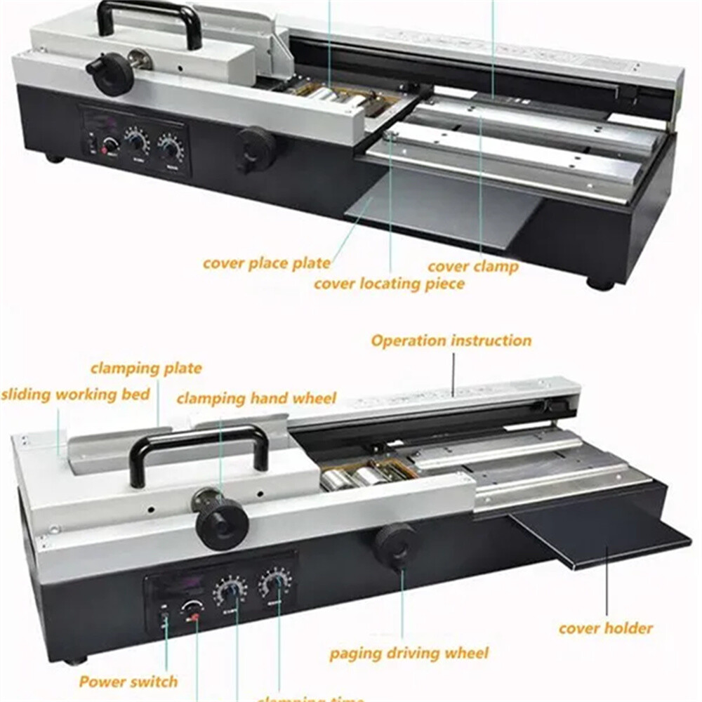 Digital 320mm Desktop Perfect Binding Machine Book Binder Semi-automatic | eBay
