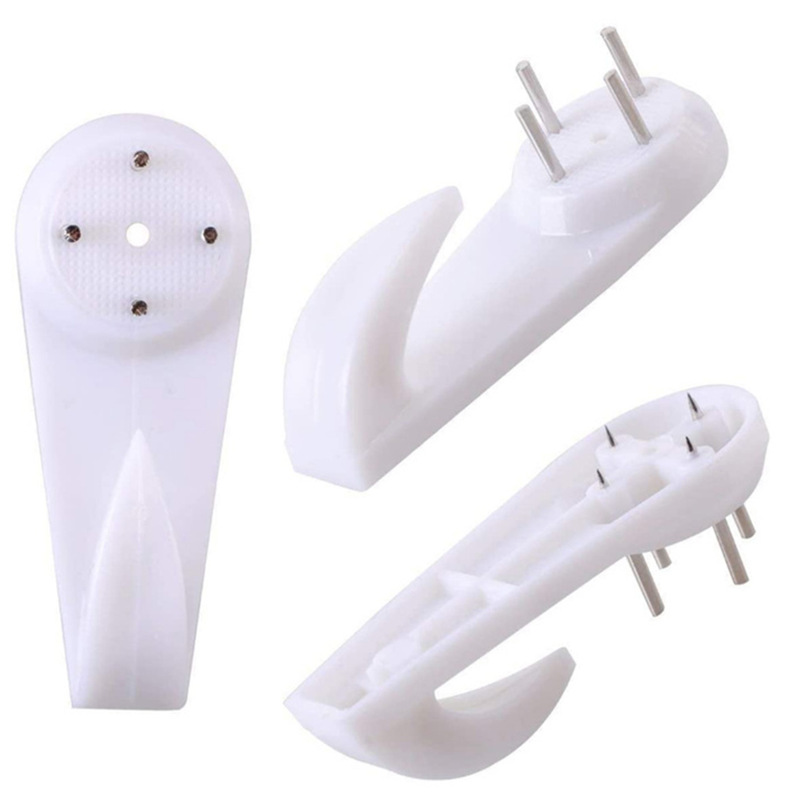 40Pcs Invisible Nail Screws Wall Hooks No Trace Picture Hangers ...