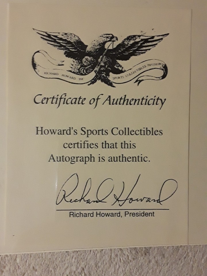 Charley Trippi Autographed/Signed 7x6 National Football League Hall Of ...
