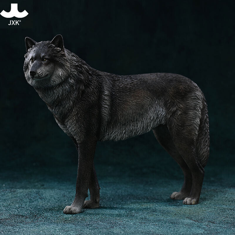 JXK 1/6 Arctic Wolf Model Canis Lupus Arctos Figure Wild Animal ...