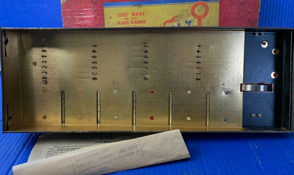 Very Rare 1920's Gee-Wiz Tin Greyhound Racing Game England 15 Inch ...