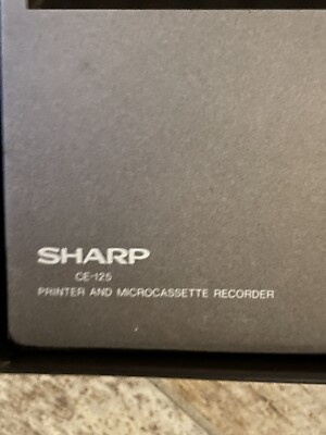 Sharp CE 125 + PC 1251 | eBay