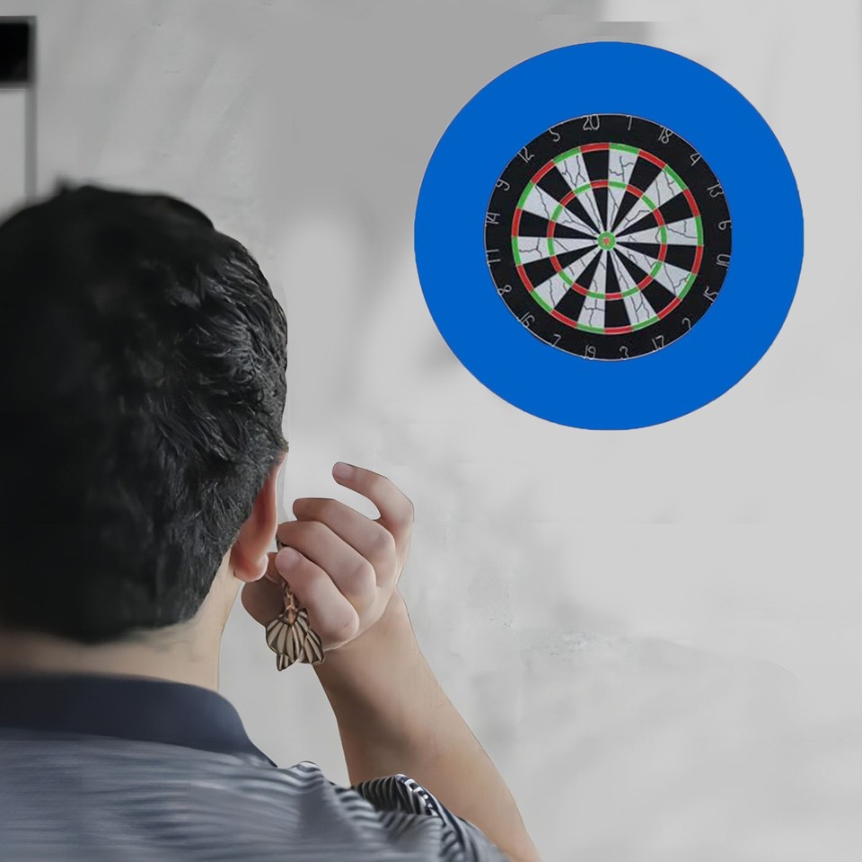 Removable Dart Board Ring Diy Wall Guard Protective Protector Spliced ...