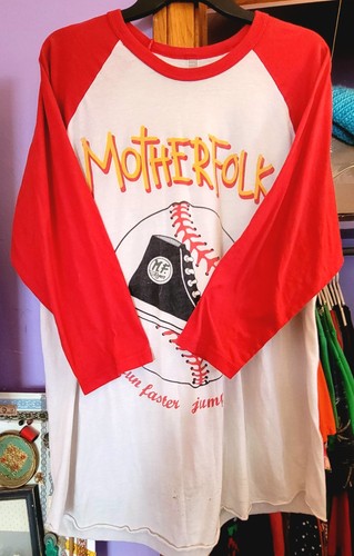 Rare MOTHERFOLK Indie Rock Band Music Merch Vintage 2000s Raglan ...
