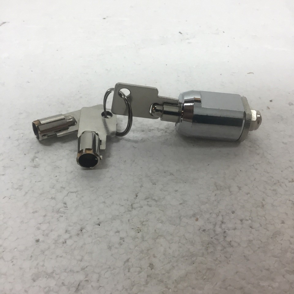 Storage Cylinder Lock with 3 Tubular Keys for Self Storage Unit Locker ...