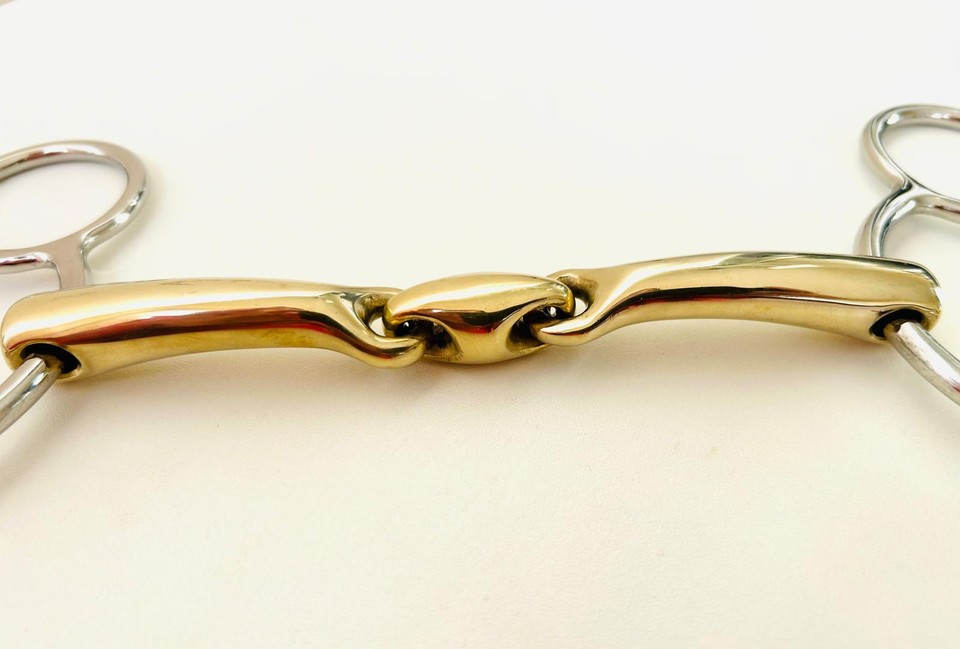Universal 3 Ring Gag Horse Bit Curved Mouth Turtle Angle with GS & SS | eBay UK