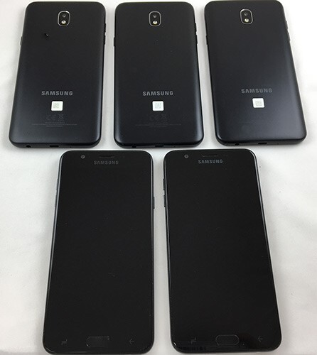 5 Samsung SM-J737T Galaxy J7 Star T-Mobile Smartphone Lot GOOD ...