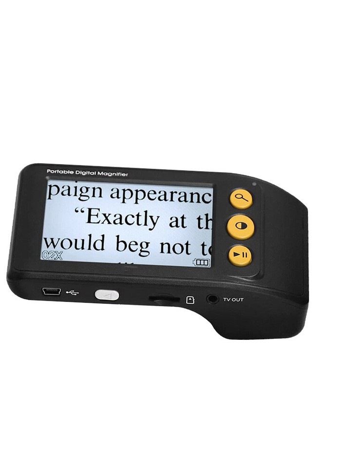 3.5" 2-25X Electronic Magnifier Handheld Reading Aid Low Vision ...