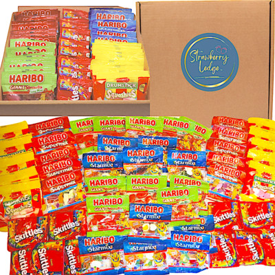 Ultimate Sweet Hamper Box: Haribo, Squashies, Skittles Treat Bags ...