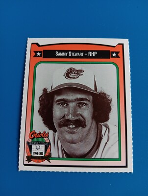 Sammy Stewart Baltimore Orioles 1991 Crown Baseball card # 439 | eBay
