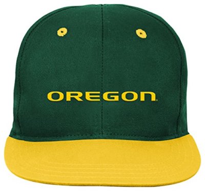 NCAA by Outerstuff NCAA Oregon Ducks Infant 2-Tone Flatbrim w/ Elastic ...