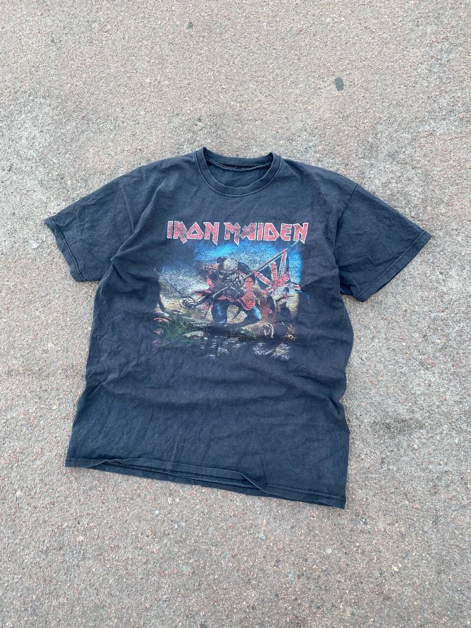 Faded Iron Maiden The Trooper Heavy Metal Band Tee Si… - Gem