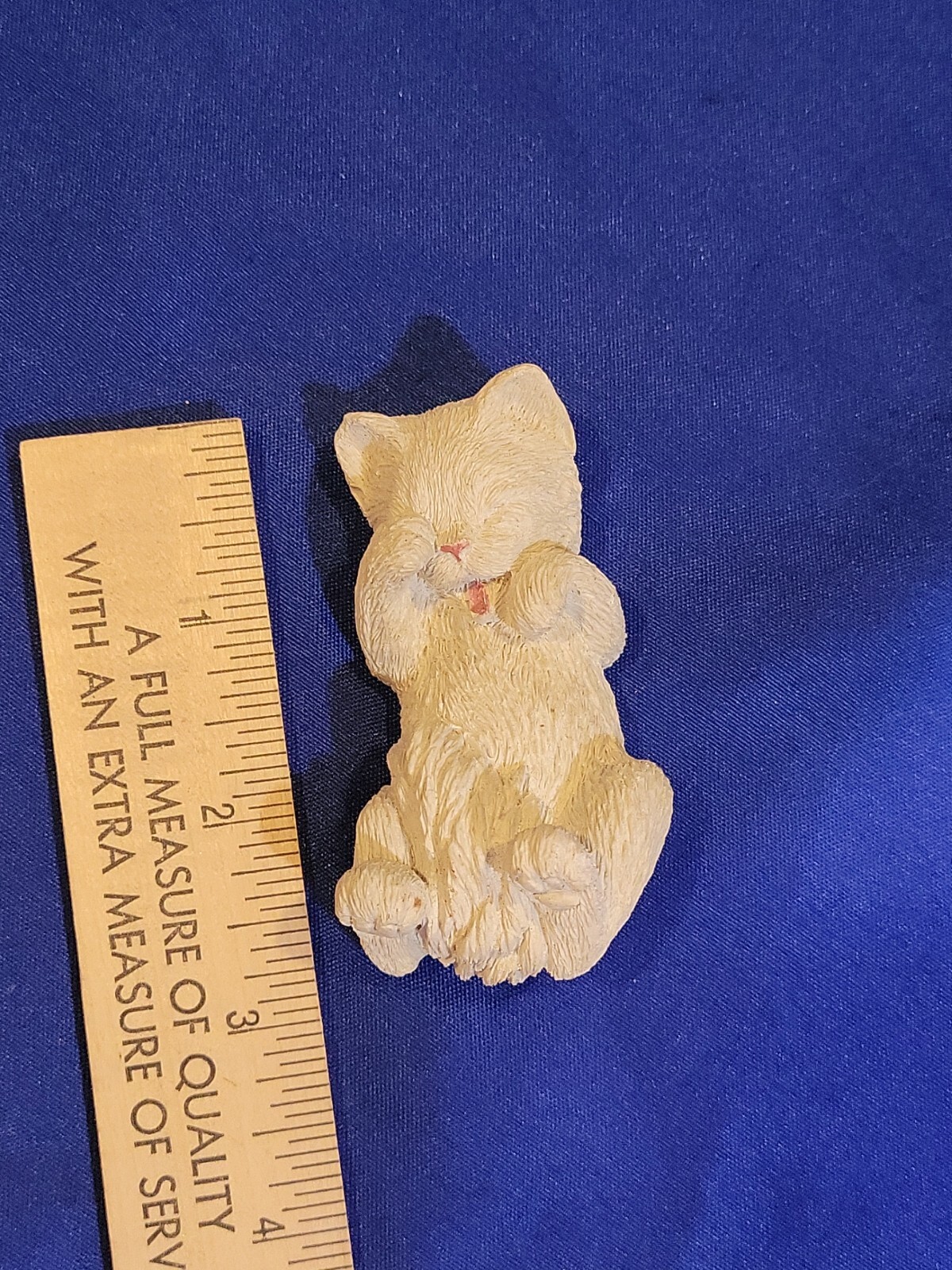 Miniature Sandra Brue Sandicast Sleeping Kitten Cat Sculpture Figurine ...