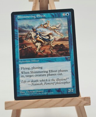 Shimmering Efreet Visions Magic Karte MTG englisch (Schimmernder Ifrit ...