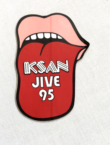 KSAN 95 FM Radio San Francisco CA Sticker Jive 95 Mouth Tongue | eBay