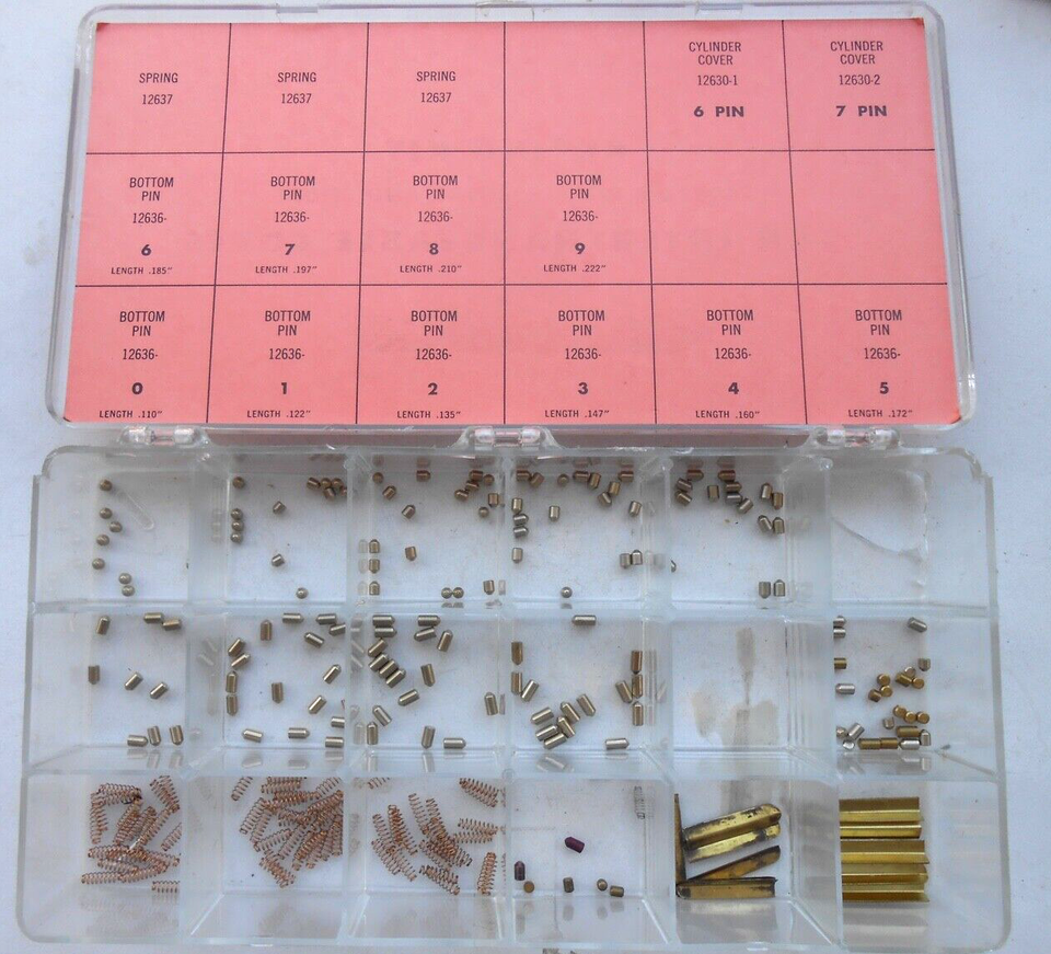 (2) Falcon Lock Keying Kit Wafers Pinning For Interchangeable Cores ...
