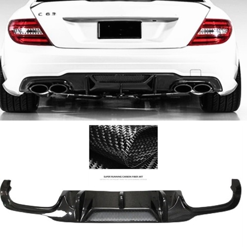 Rear Bumper Diffuser Lip For Benz W204 C204 C63 AMG 2012-2015 2013 ...