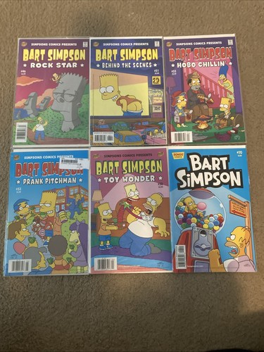 Bart Simpsons Bongo Comics Lot 6 Issues | eBay