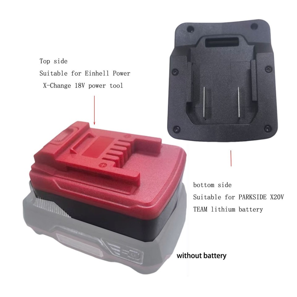 For Parkside X20V Team Battery Adapter for Power XChange 18V Tools ...