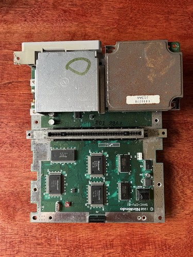 OEM SNES Motherboard SHVC-CPU-01 w/Sound Module Tested & Working PCB ...