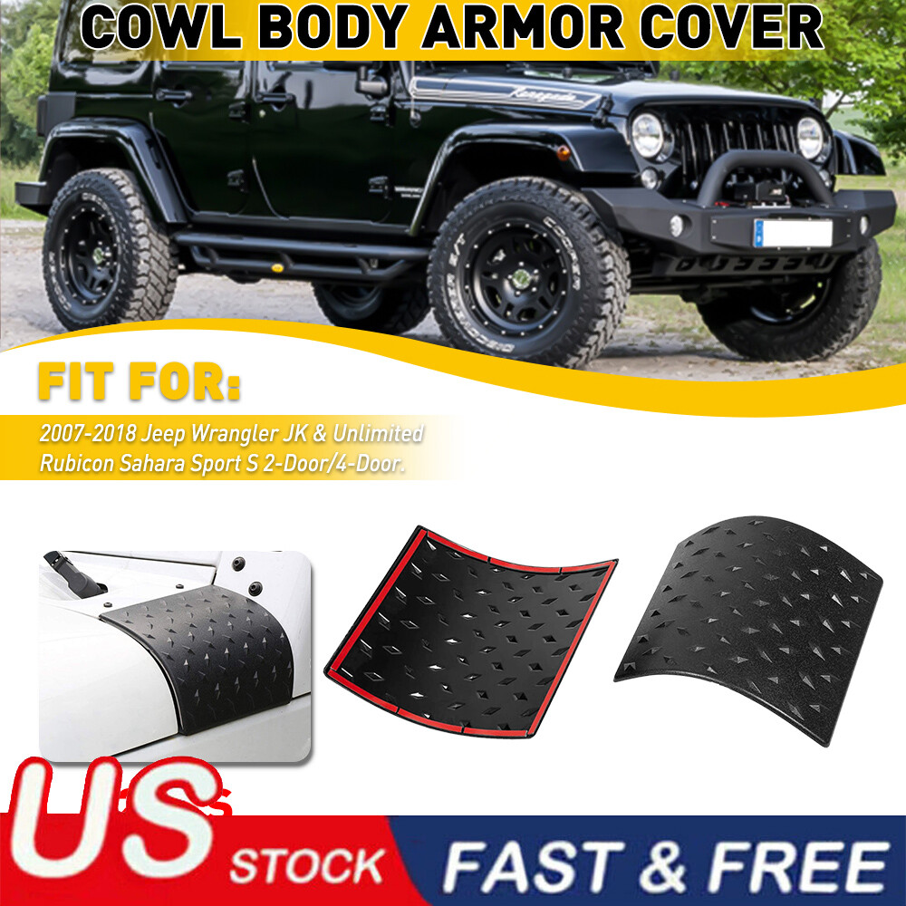 Jeep Body Armor JEEP WRANGLER JK 4 DOOR RUGGED RIDGE TALL BODY ARMOR
