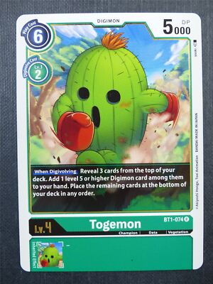 Togemon BT1 R - Digimon Card #455 | eBay UK