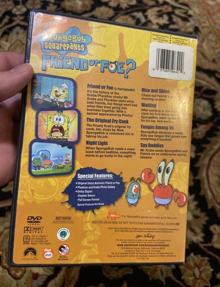 Spongebob Squarepants - Friend or Foe (DVD, 2007) 97368508446| eBay