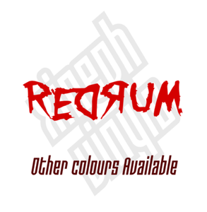 Redrum Murder vinyl sticker decal car the shining killer - window ...