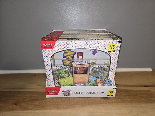 Pokémon TCG S&V - 151 Poster Collection Box - 3 Booster Packs Factory ...