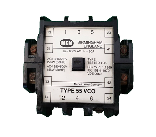 MEM 55VCO Contactor 80 Amp 240 Volt Coil | eBay