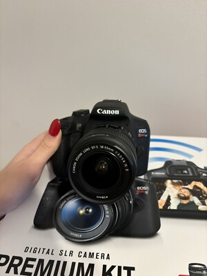 Canon Camera EOS Rebel T7 Premium Kit includes 18-55mm & 75-300mm ...