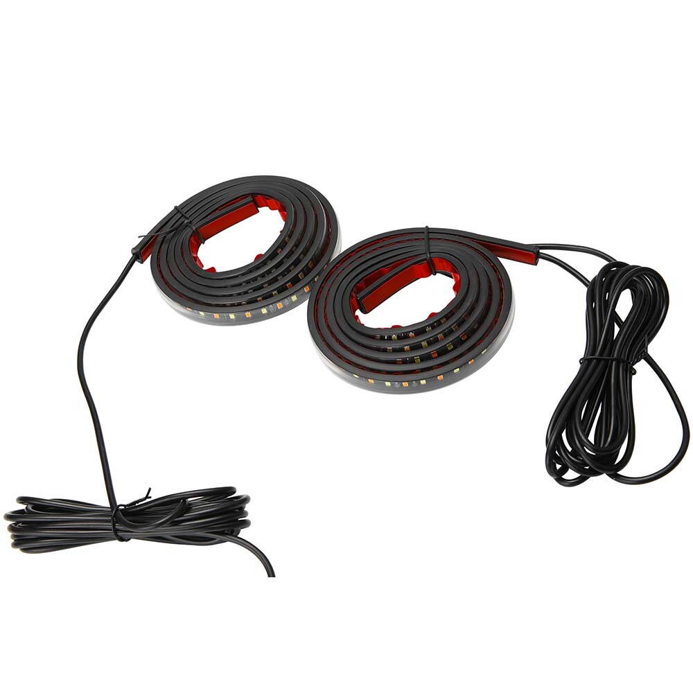 2X 60" Truck LED Running Board Light Side Step Strip Bar White Amber ...
