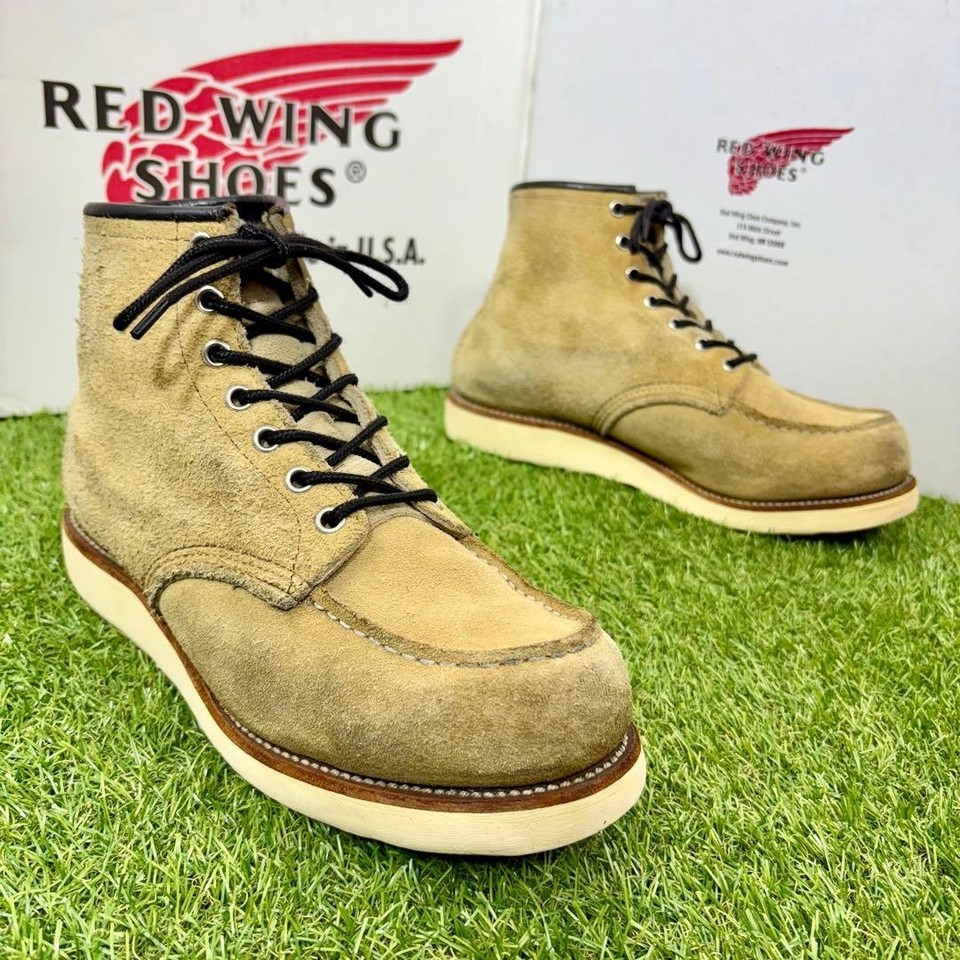 Red Wing Discontinued 8173 US:8E Leather Beige From Japan 128665K ...