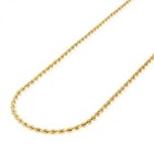 Real 10K Gold 1.8mm-9mm Rope Chain (Hollow) 16"-30" | eBay