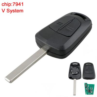 433MHz Remote Car Key Fob ID47 PCF7941 Chip Fit for Opel/Vauxhall Astra ...