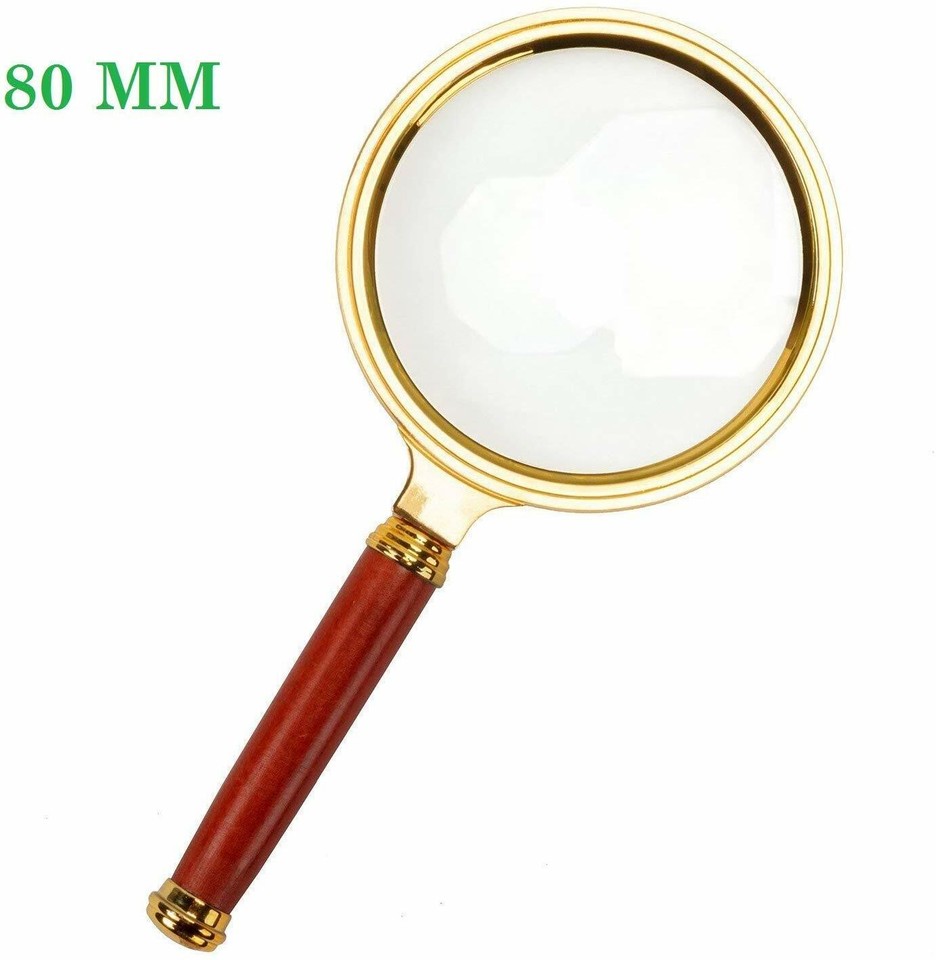 Double Glass 10X High Power Magnifier Magnifying Glass for jewelry ...